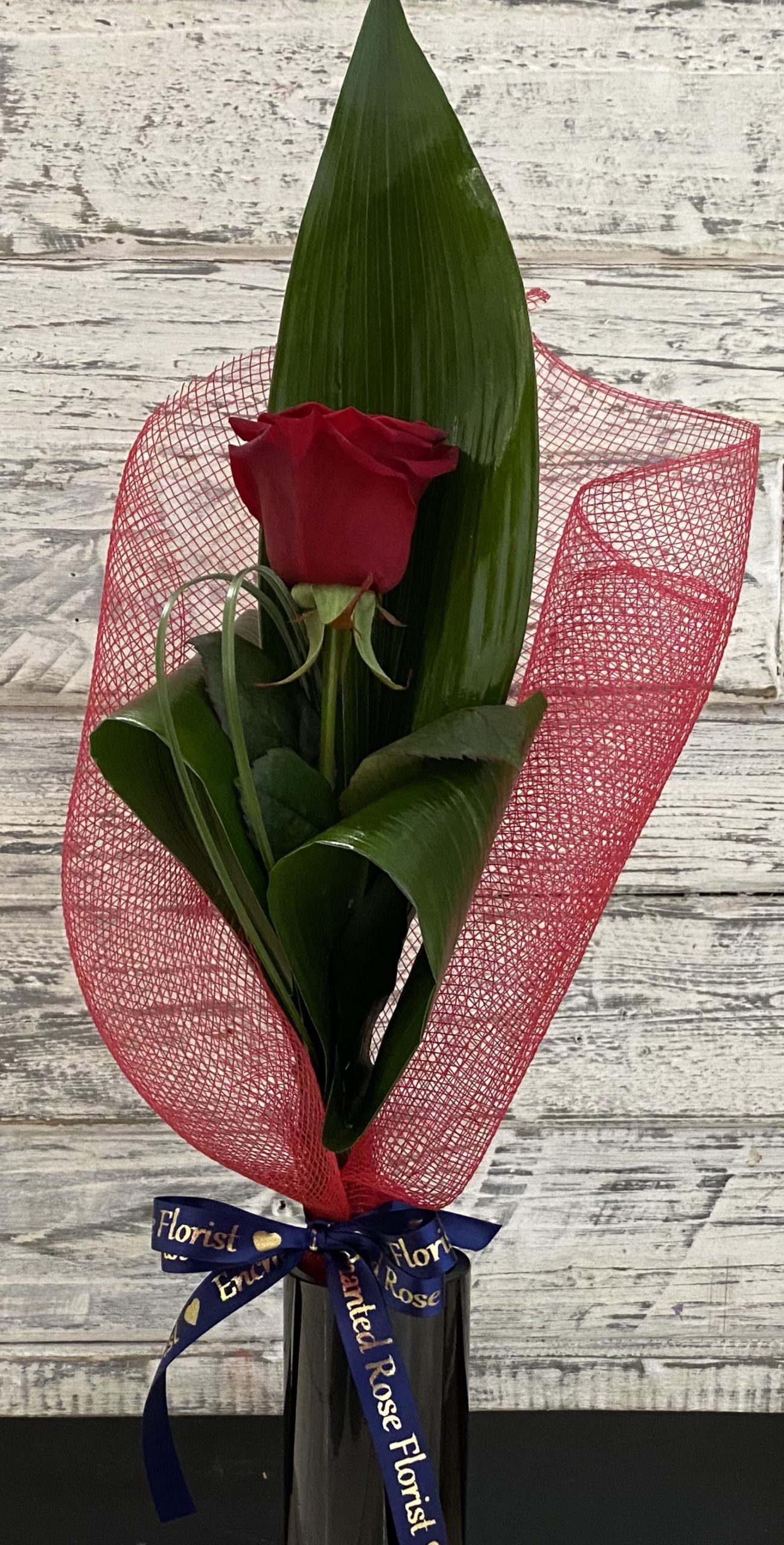 Single Rose Vase ⋆ Enchanted Rose Florist Derby