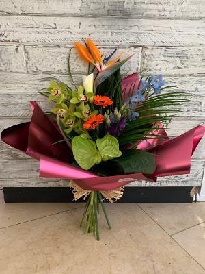 Exotic Flower Bouquet – Enchanted Rose Florist