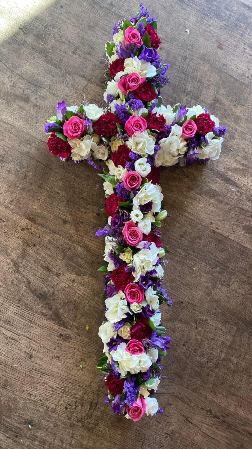 Mixed flower crosses – Enchanted Rose Florist