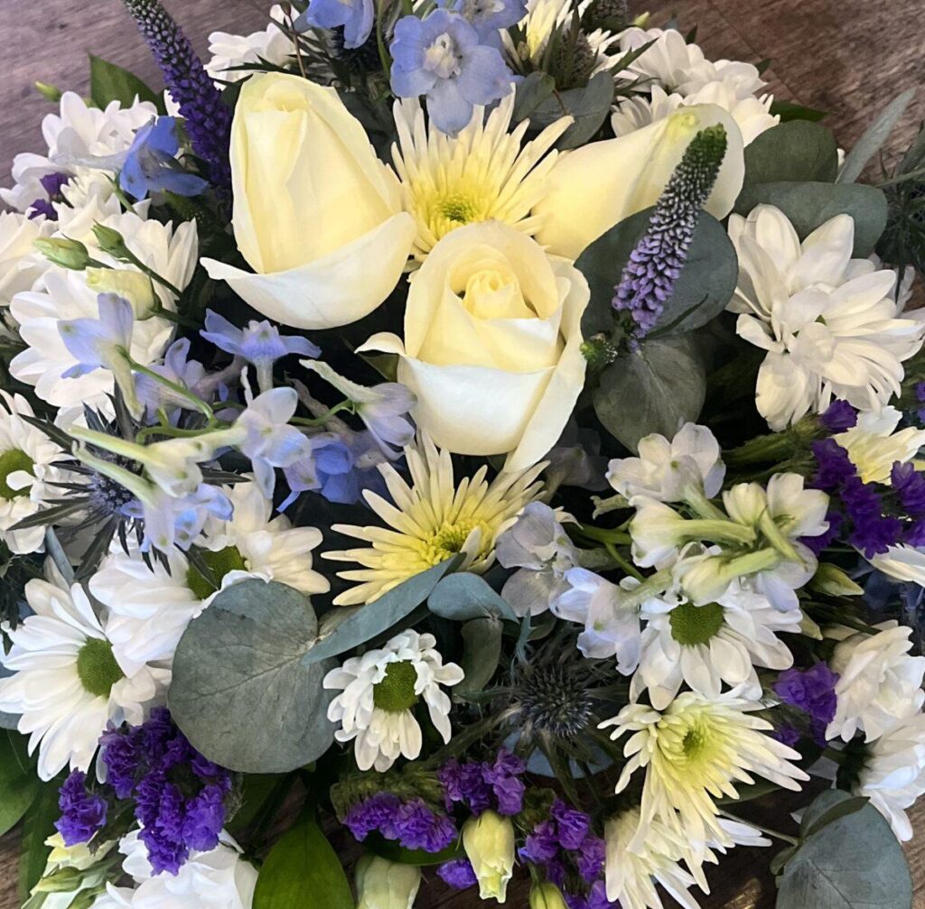 Eco Friendly Funeral Posy – Choice of Colours – Enchanted Rose Florist